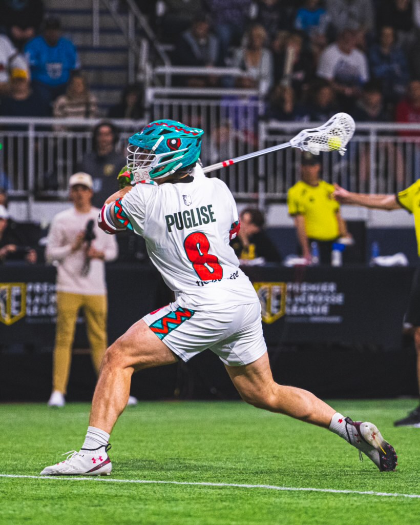 Pro Sessions: Roman Puglise, PLL Whipsnakes : Bolts Lax