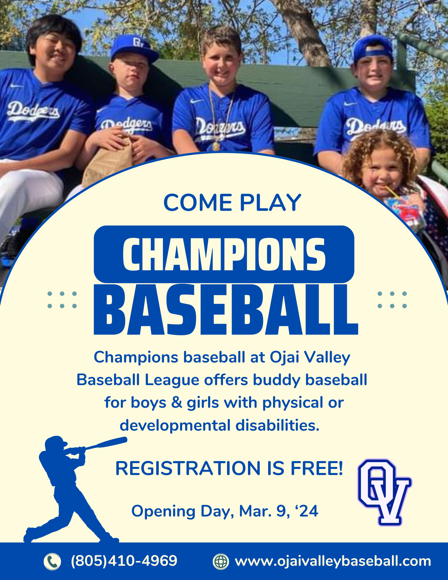 CHAMPIONS BASEBALL AT OVBL : Ojai Valley Baseball League
