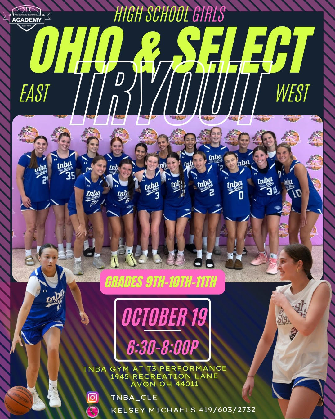 TNBA Girls Ohio/Select Tryouts for 2026 season : TNBAOhio