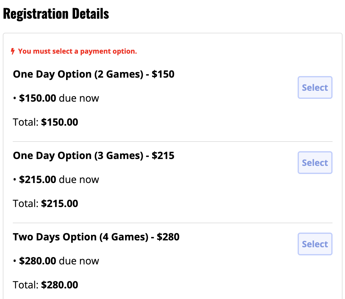 LeagueApps Member Portal