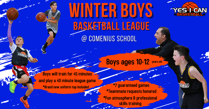 Winter League #4 - Boys (10-12) @ Comenius School : Yes I Can Basketball