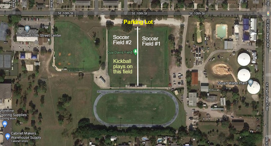 Location details for Stuart - Guy Davis Sports Complex : City Kickball