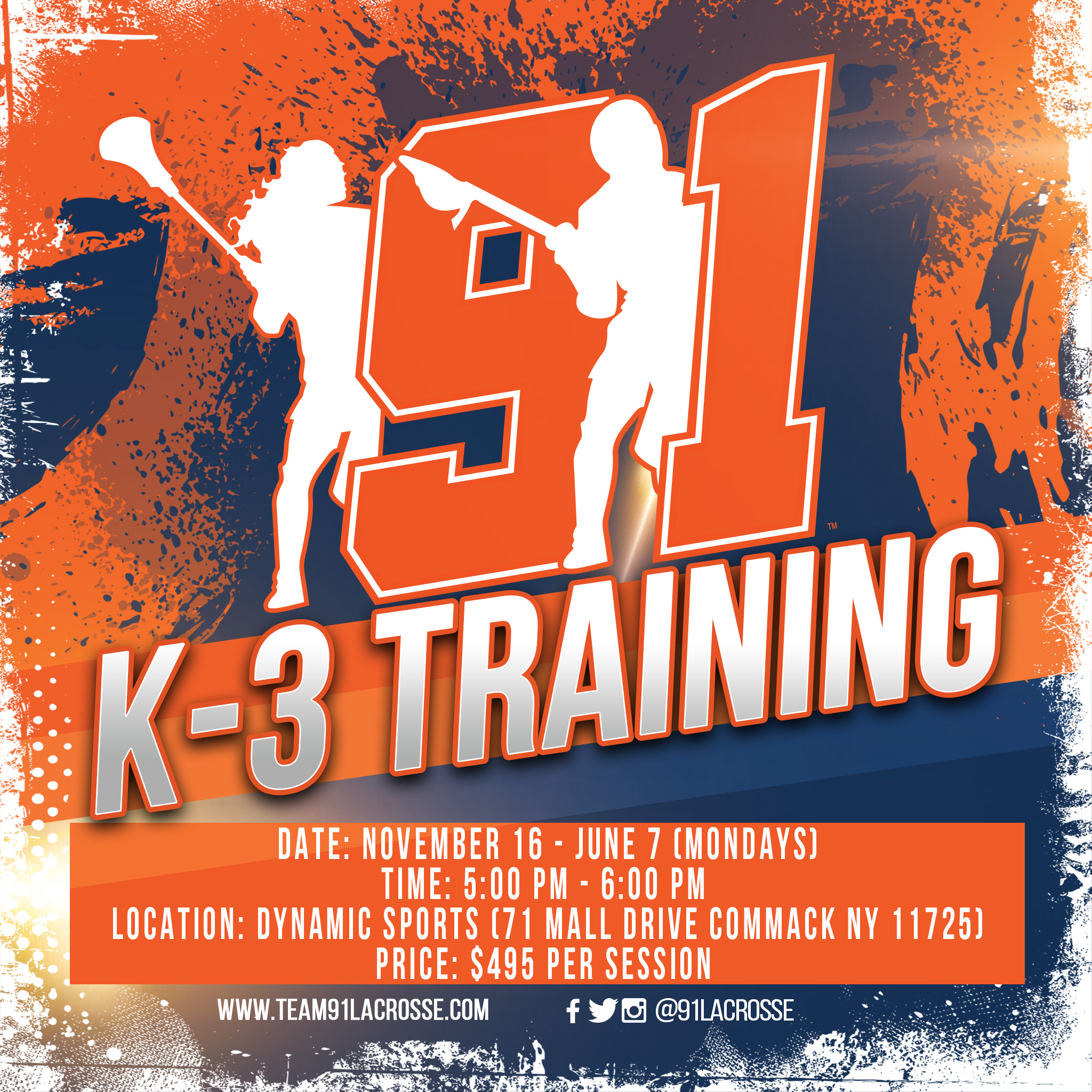 Team 91 LI K-3 Academy Training : Team 91 Lacrosse